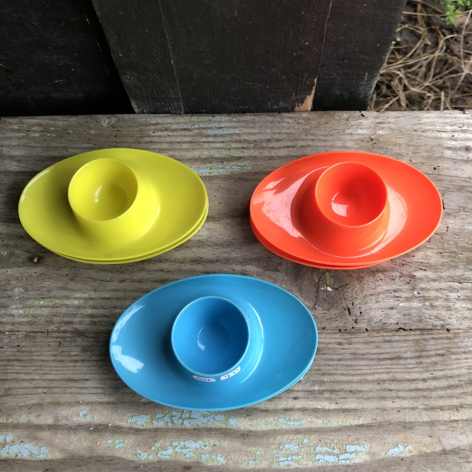 Set retro eierdopjes – Hjoed & Juster Brocante